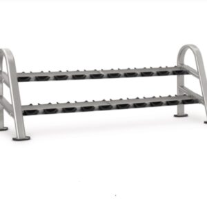 Nautilus Instinct Dumbbell Rack 10-Pair/2 Tier – Innovative Fitness