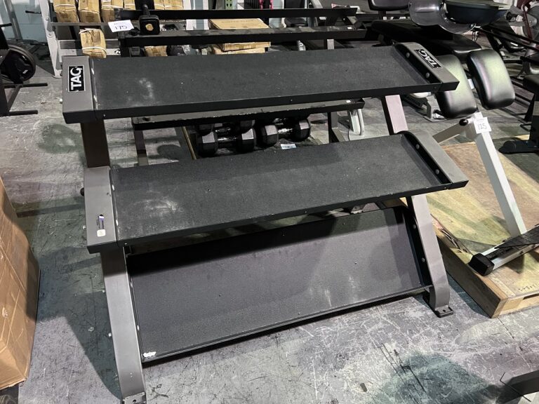 TAG Fitness 3 Tier Horizontal Dumbbell Rack – Innovative Fitness