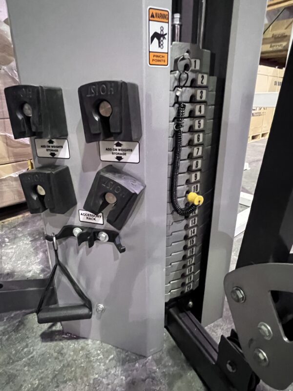Hoist H2200 Two Stack Multi Gym Bench Press Station and Leg Press ...